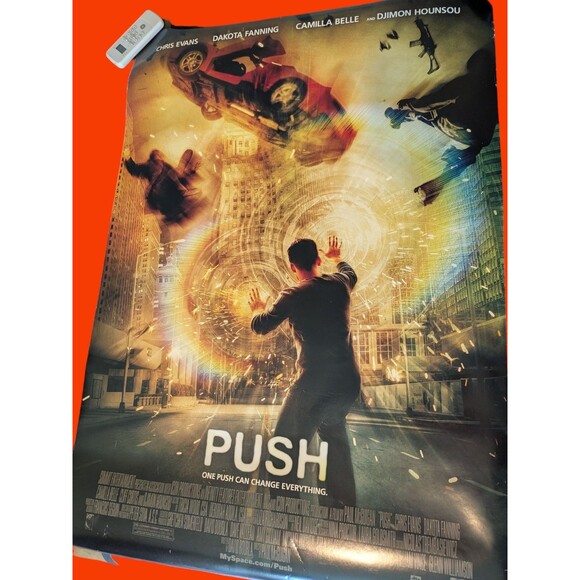 Summit | Media | Push 27x4 Original Double Sided Movie Poster Dakota ...